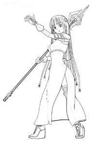 Mahou Shoujo Madoka Magica Coloring Pages - AniYuki.com