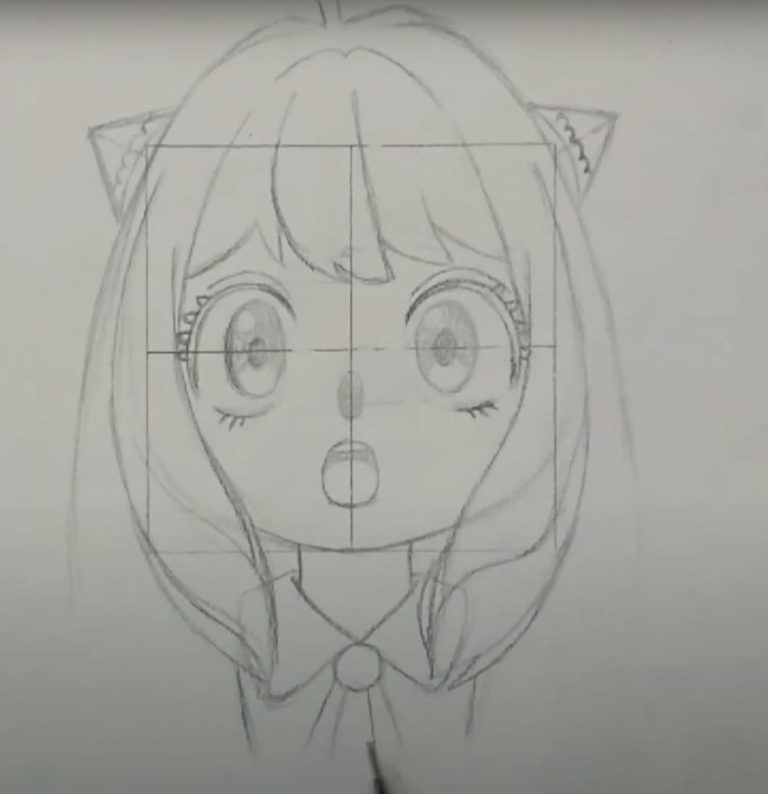 How to draw Anya Forger - Spy x Family - Step by step