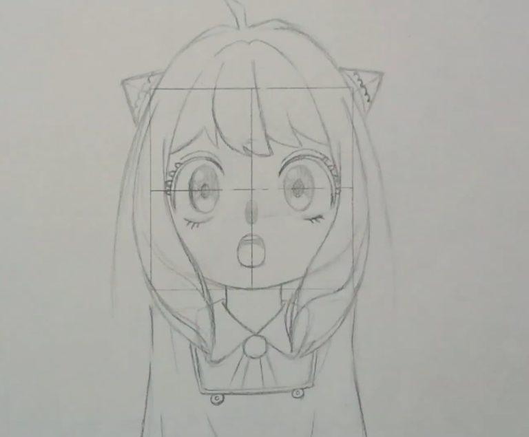 How to draw Anya Forger - Spy x Family - Step by step