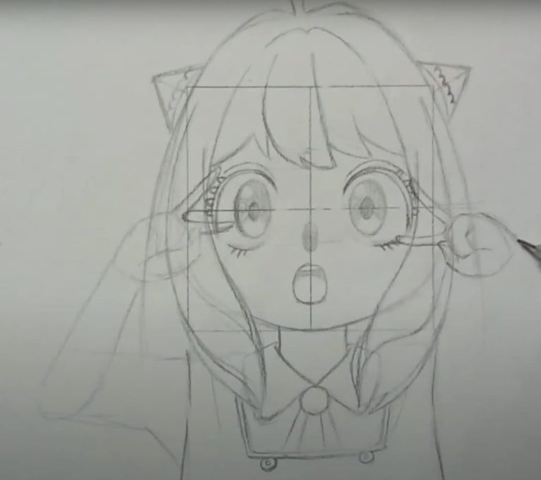 How to draw Anya Forger - Spy x Family - Step by step