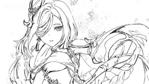 Shenhe Genshin Impact Coloring Pages - AniYuki - Anime Portal