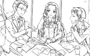 Classroom of the Elite Coloring Pages - AniYuki.com