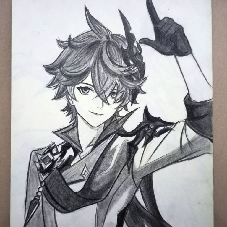 Genshin Impact Pencil Drawings - AniYuki - Anime Portal