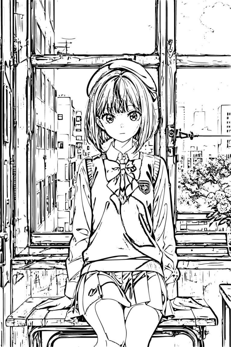 Oshi no ko Coloring Pages - AniYuki - Anime Portal