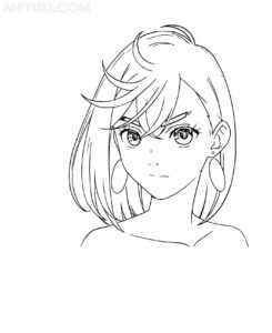 Dandadan Coloring Pages - AniYuki - Anime Portal