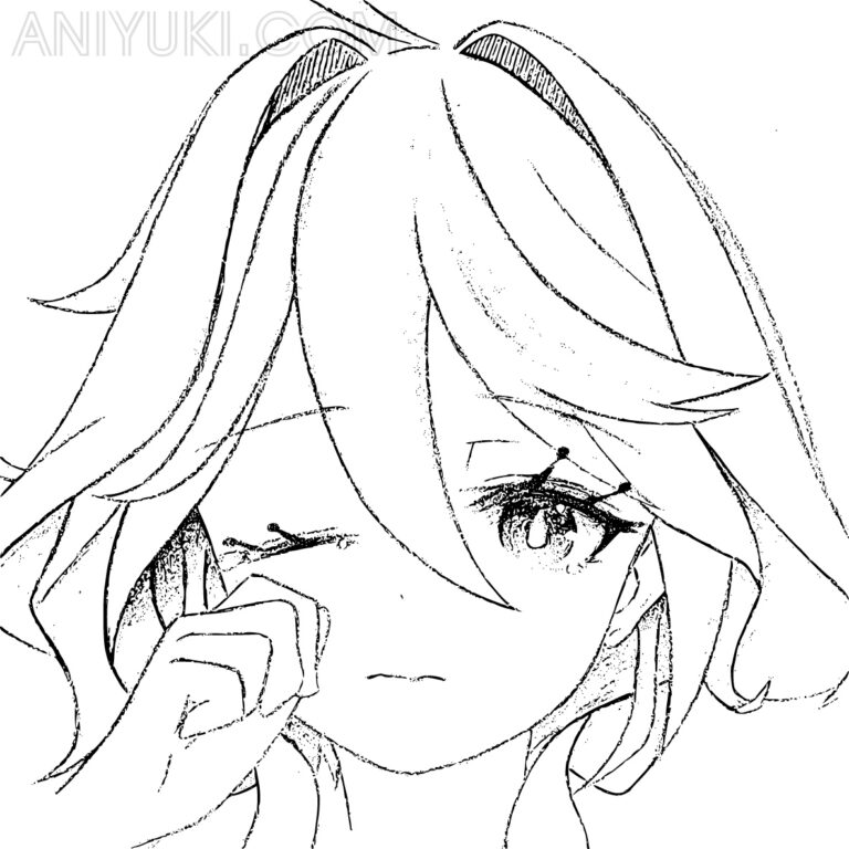 Furina Genshin Impact Coloring Pages - AniYuki.com