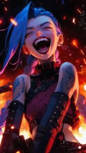 Jinx (Arcane) Phone Wallpapers