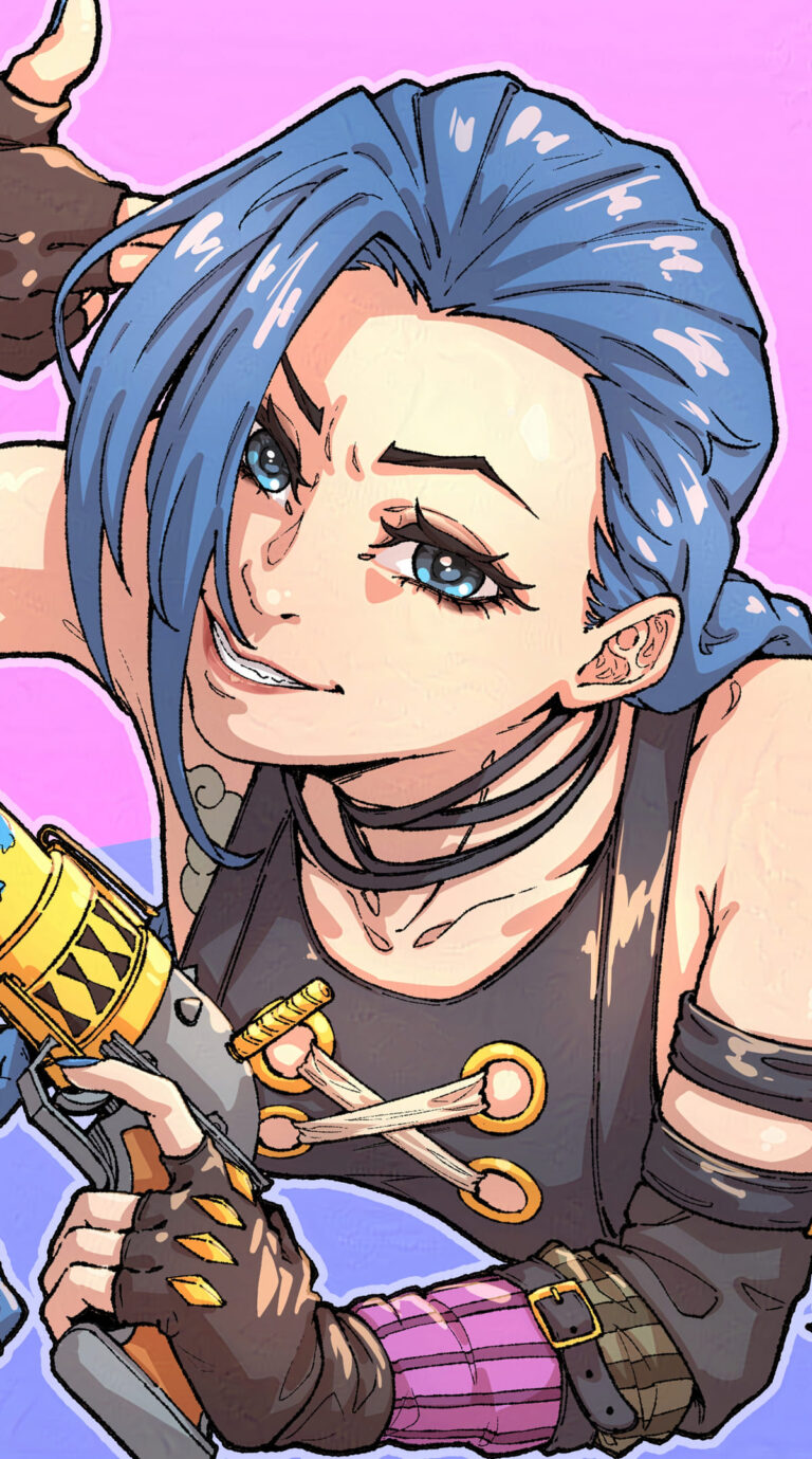 Jinx (Arcane) Phone Wallpapers