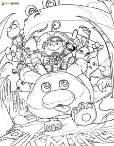 Pikmin Coloring Pages - AniYuki.com