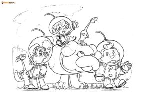 Pikmin Coloring Pages - AniYuki.com