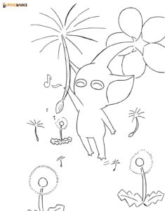 Pikmin Coloring Pages - AniYuki.com