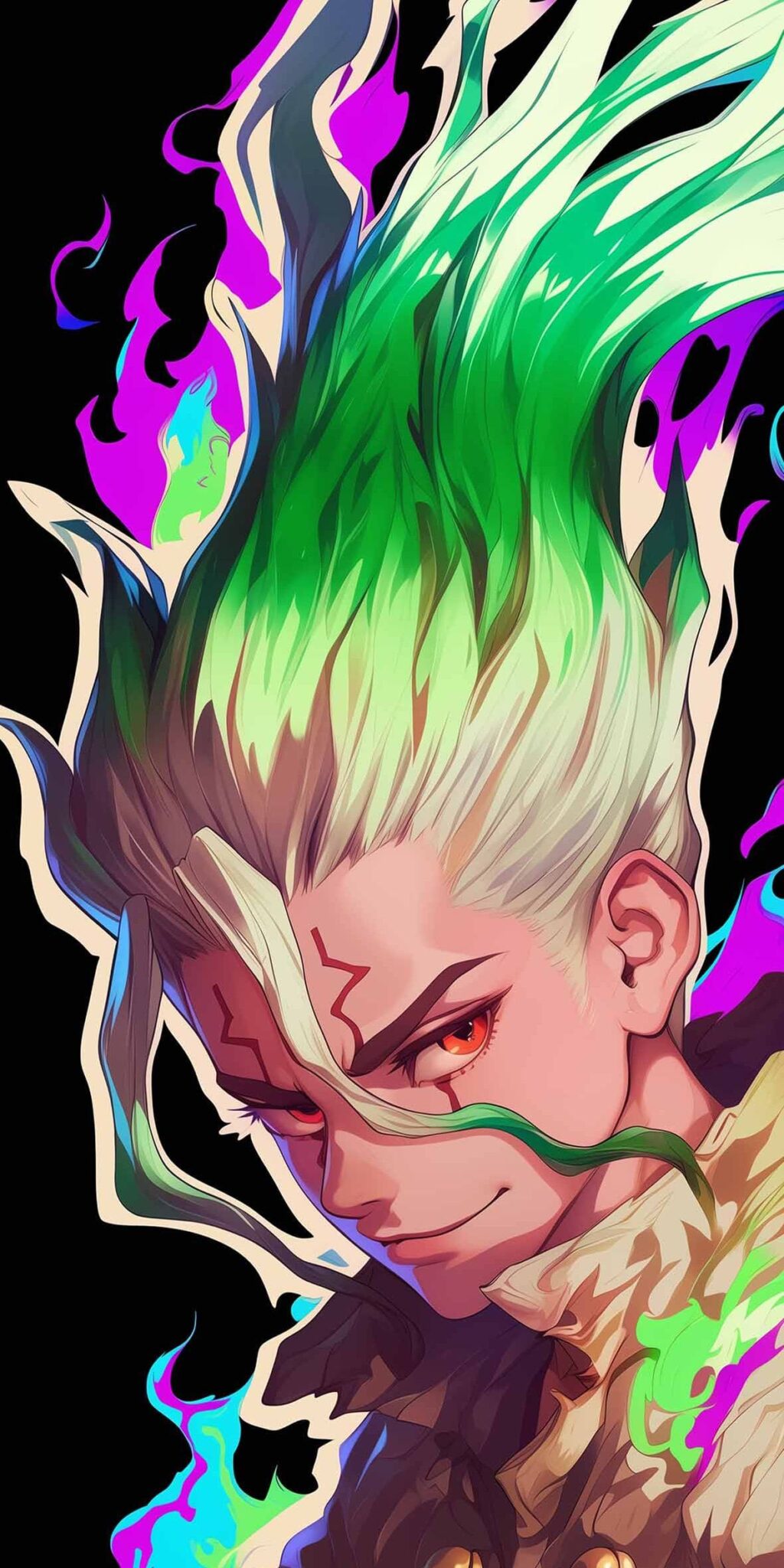 Senku Ishigami Phone Wallpapers - AniYuki - Anime Portal